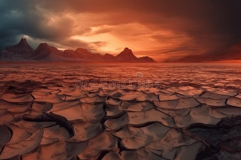 Cracked Dried Earth Soil. Ground Texture. Drought or Dry Land ...