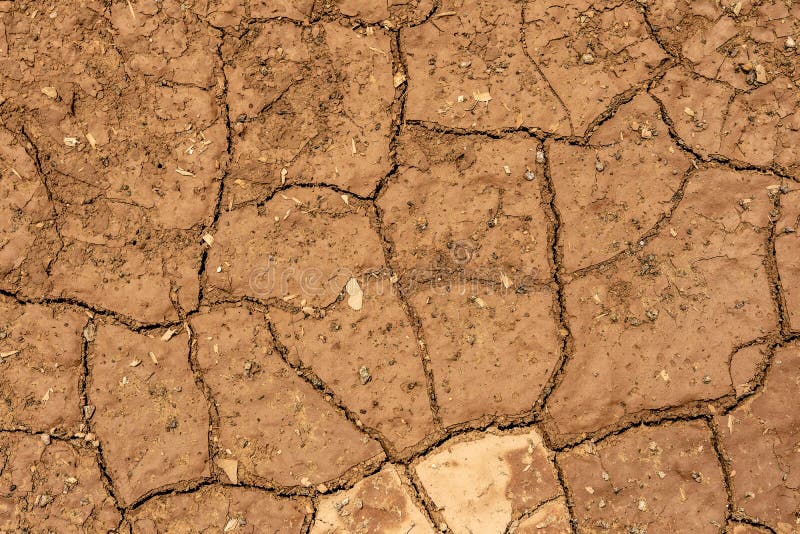 Cracked Dry Clay Ground Background and Texture Stock Photo - Image of ...