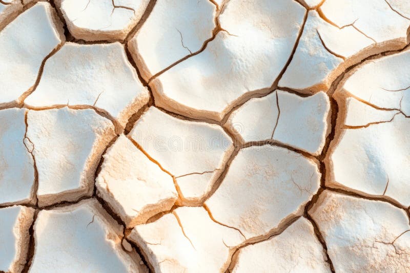 Cracked Dry Earth. Drought and Dehydration in an Arid Environment Stock ...