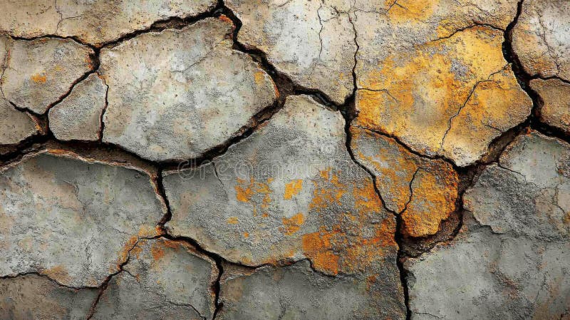 Cracked Dry Earth Texture Background Stock Illustration - Illustration ...