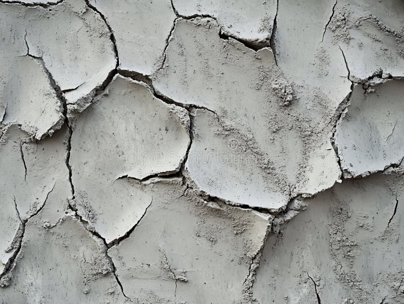 Cracked Dry Earth Texture Background Grey Mud High Quality Image Stock ...