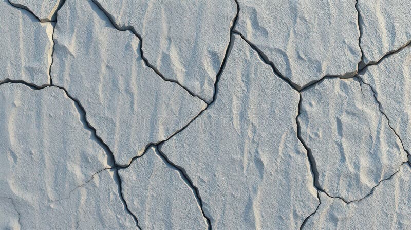 Cracked Dry Earth Texture Close-Up Ai Generated Stock Illustration ...