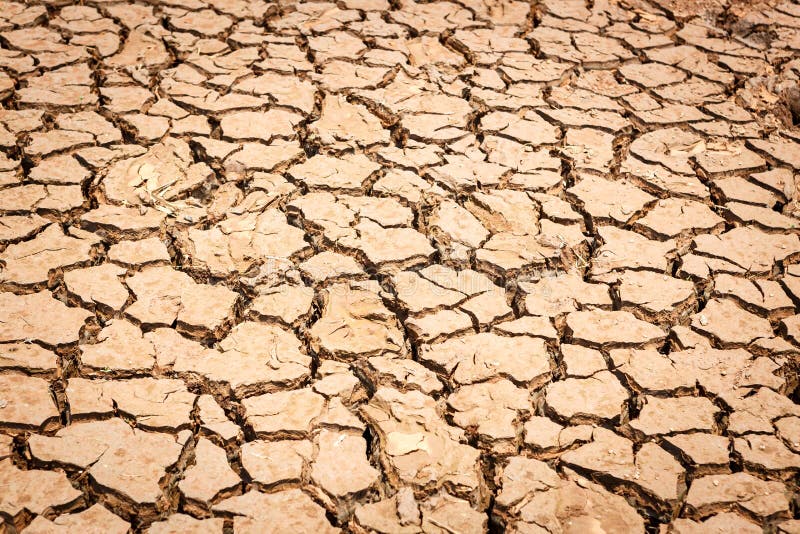 Cracked Dry Land without Water Stock Image - Image of global ...