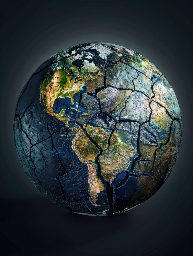 Cracked Earth, Climate Change Concept Stock Image - Image of earth ...
