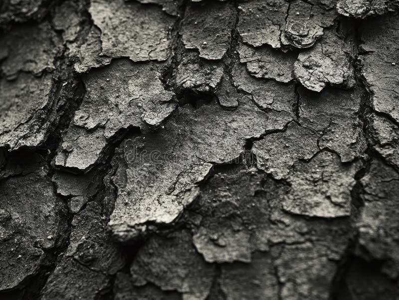 Cracked Earth Patterns in Black and White Texture Showcase Natural ...