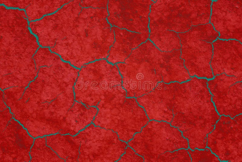 Cracked Earth, Cracked Red Soil. Abstract Texture of Grungy Dry ...
