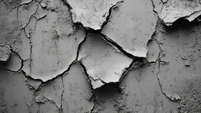 Cracked Earth Surface Showing Extensive Aridity Damage Stock ...