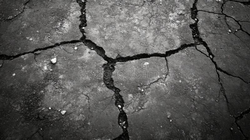 Cracked Earth Surface Showing Extensive Drought Damage Stock ...