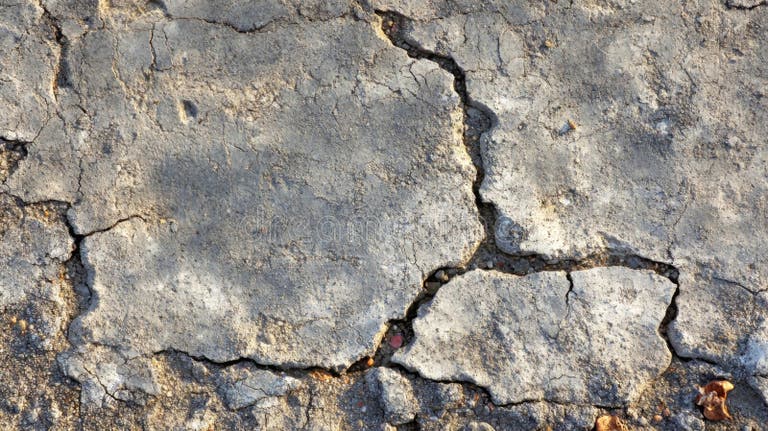 Cracked Earth Surface Showing Extensive Dryness Stock Illustration ...