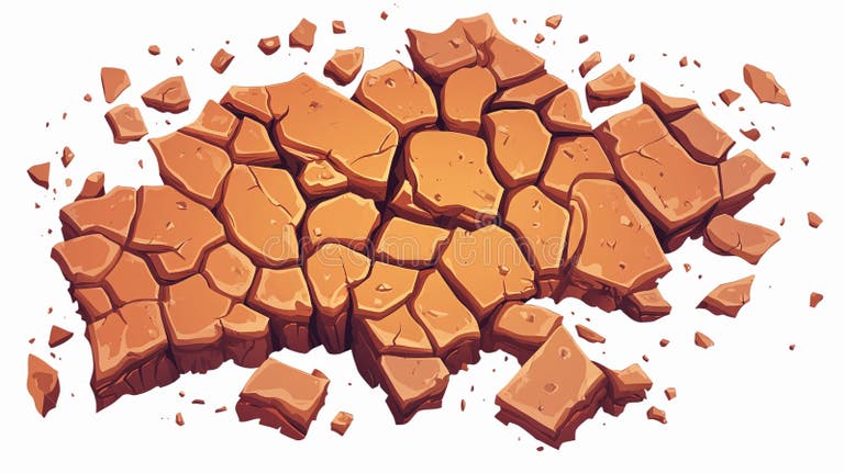 Cracked Earth Surface Texture with Broken Soil Pieces Ideal for ...