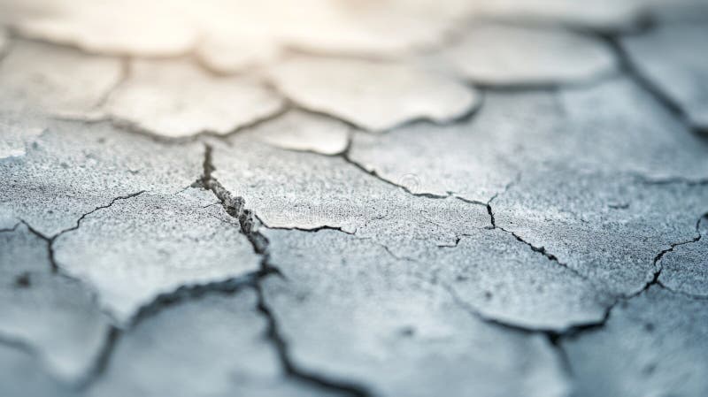 Cracked Earth Surface Texture Detail Showing Aridity Stock Illustration ...