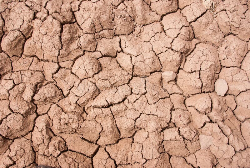 Cracked Desert Background Texture Stock Image - Image of climate ...