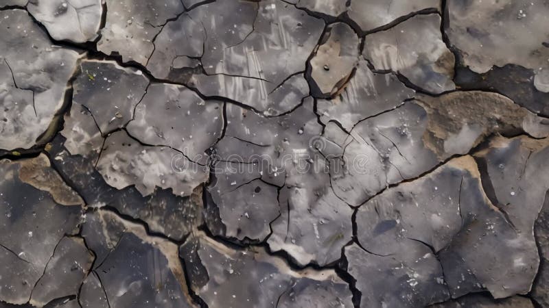 Cracked Earth Texture Showing Severe Drought and Earthquake Damage ...