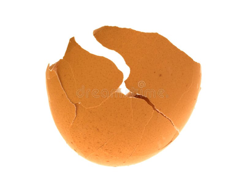 Cracked Egg Shell Stock Photography - Image: 1711162