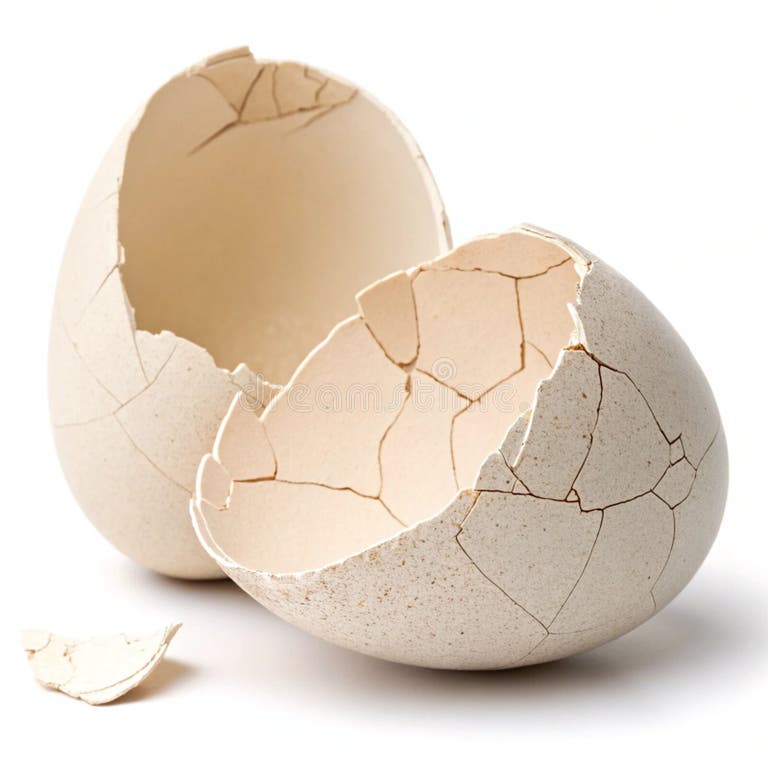 Cracked Egg Shell 3D Modeling PSD File Realistic Isolated Stock ...