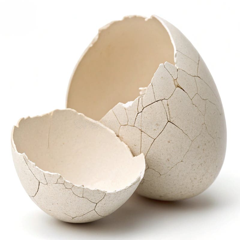 Cracked Egg Shell 3D Modeling PSD File Realistic Isolated Stock ...