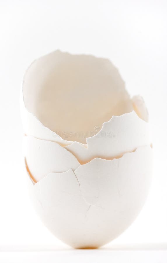 Cracked Egg Shell Stack stock photo. Image of trash, broken - 2089328