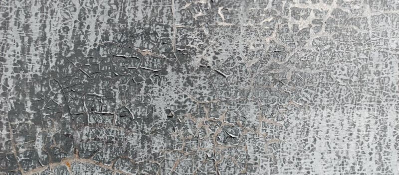 The Cracked and Flaking Texture of the Light Grey Paint Stock Photo ...
