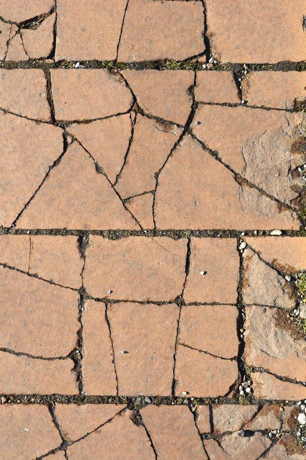 Cracked floor tiles stock photo. Image of ceramic, tile - 272778522