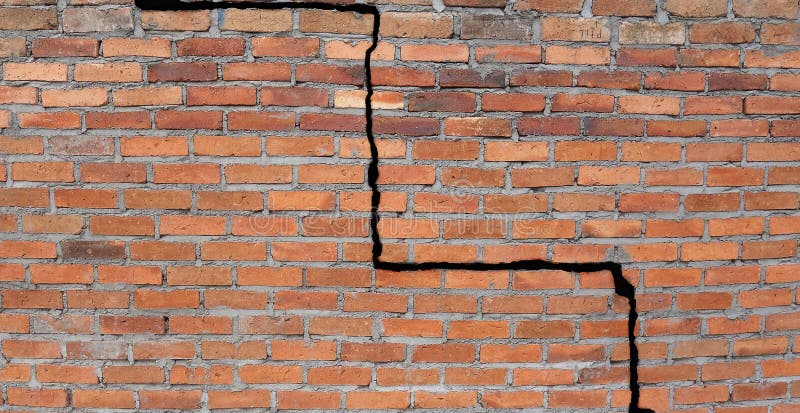 Cracked foundation stock image. Image of earthquake, building - 55772855