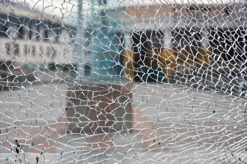 Cracked glass stock image. Image of accident, impact - 22423185