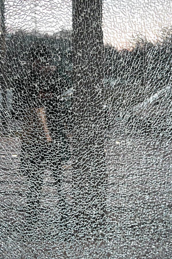 Cracked Glass Display Case with a Fine Texture Stock Photo - Image of ...