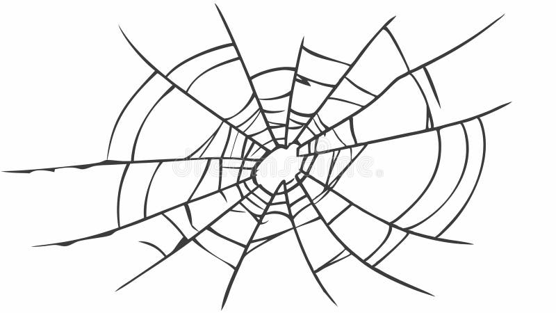 Cracked Glass Shattered Pattern, Damaged Surface, Abstract Breakage ...