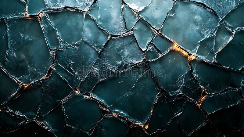 Cracked Glass Texture Visible Fractures Stock Photo - Image of dramatic ...