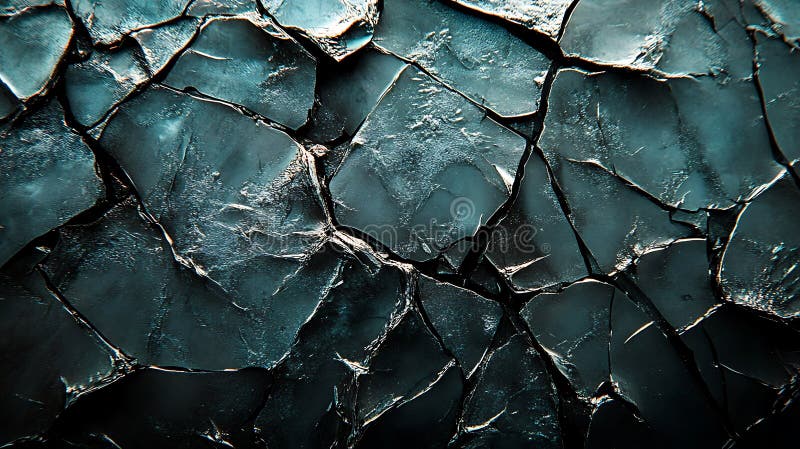 Cracked Glass Texture Visible Fractures Stock Image - Image of texture ...
