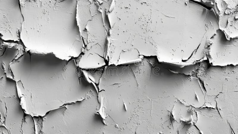 Cracked Grey Paint Surface Texture Detail Stock Illustration ...