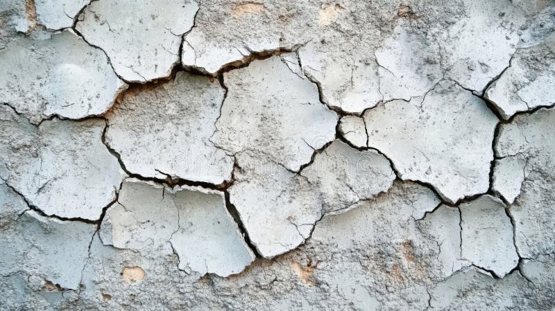 Cracked Grey Surface Showing Extensive Damage Stock Illustration ...
