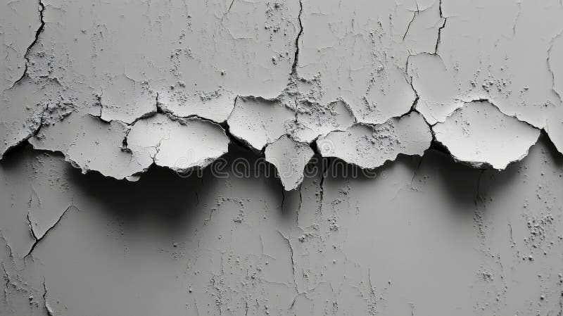 Cracked Grey Surface Texture Abstract Background Stock Illustration ...
