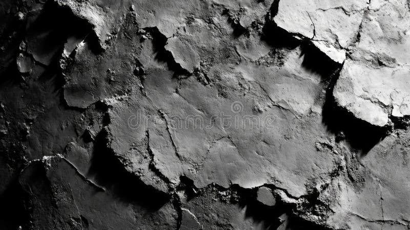 Cracked Grey Surface Texture Abstract Background Stock Illustration ...