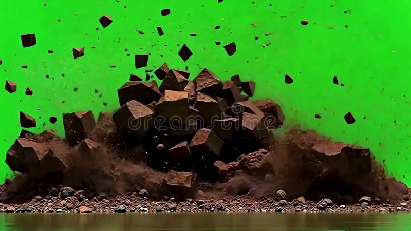 Cracked Ground after Earthquake Stock Video - Video of dust, forming ...