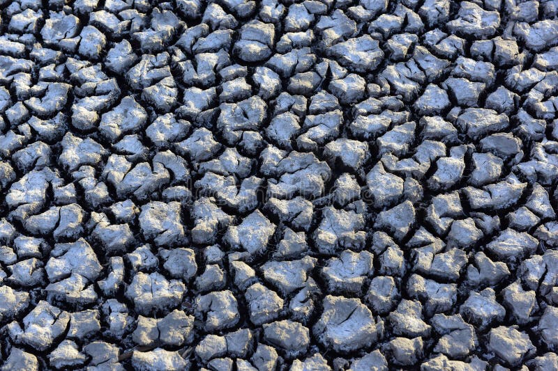 Cracked Ground Pattern in the Desert, Stock Image - Image of region ...