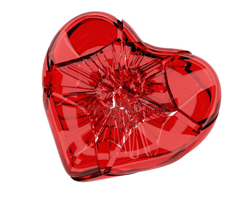 Cracked Red Heart from Bottom Vector Icon. Valentine Heart Motif ...
