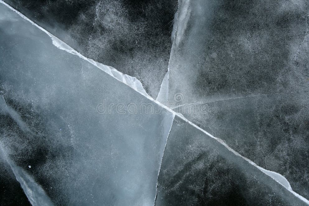 Cracked Ice Abstract Background Stock Image - Image of closeup, frosty ...