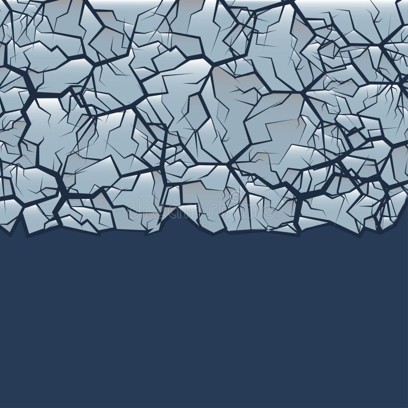 Cracked Ice Background stock vector. Illustration of reflection - 23112623