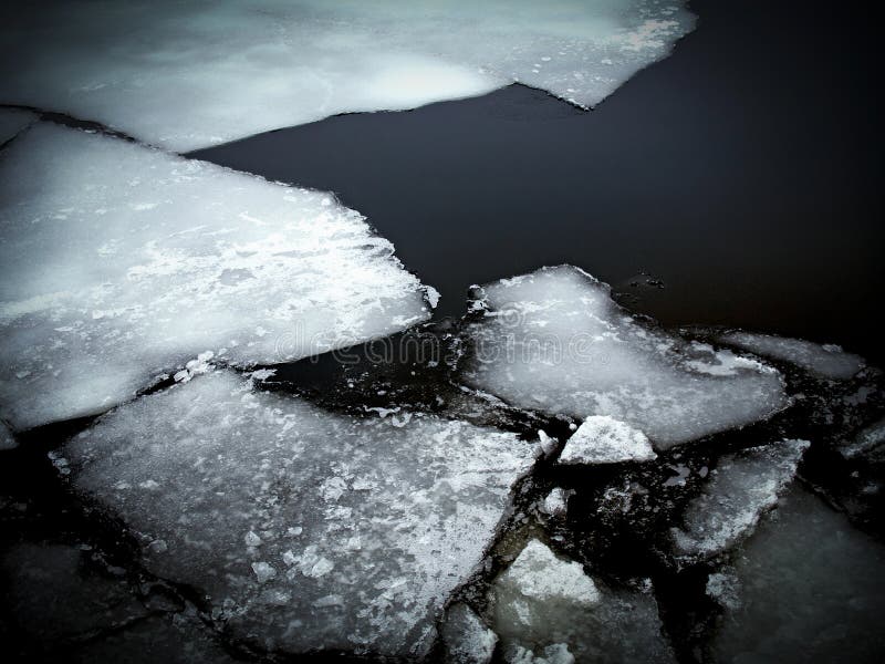 Ice flow and cracked ice stock photo. Image of frost - 27761608