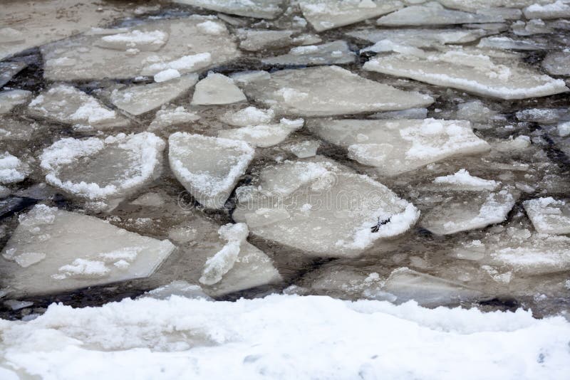 Cracked ice. Melting ice stock image. Image of melting - 208692635