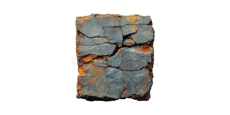Cracked Iron Ore Sample. Geological Study and Mineral Exploration ...