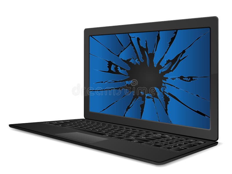 Laptop Broken Stock Illustrations – 4,270 Laptop Broken Stock ...