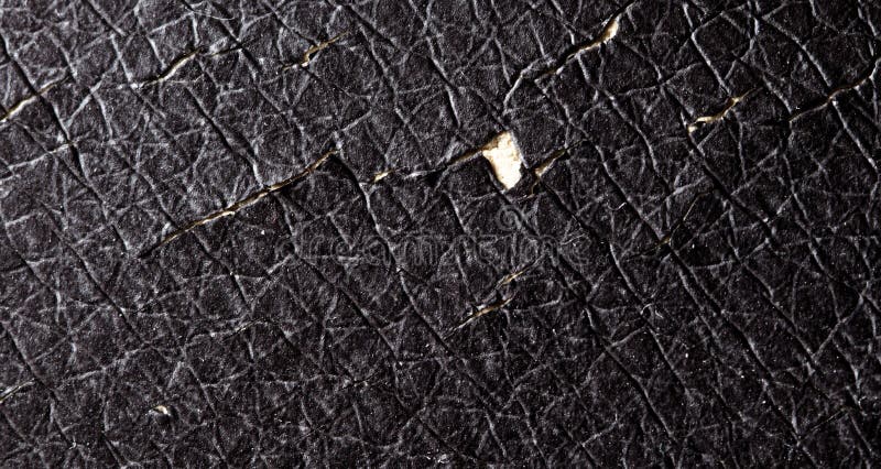 Cracked Leather on a Chair As an Abstract Background. Stock Image ...