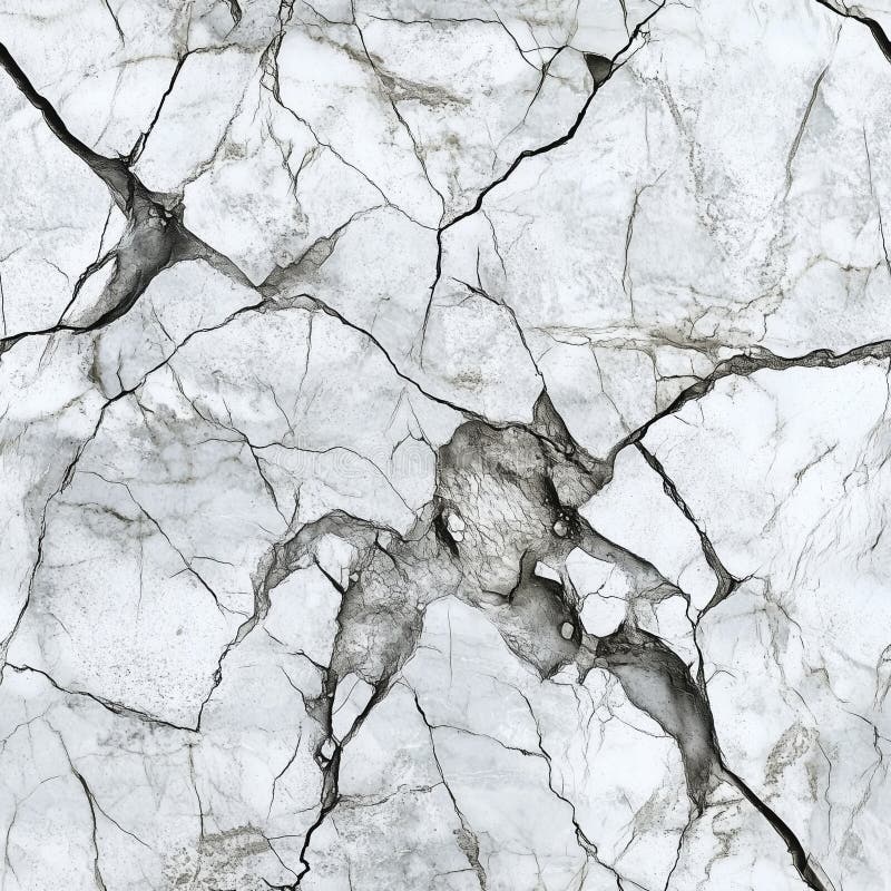 Cracked Marble Surface with Intricate Patterns and Natural Texture Design Stock Photo - Image of ...