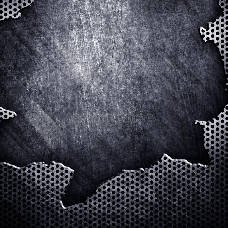 Cracked metal background stock illustration. Illustration of gray ...