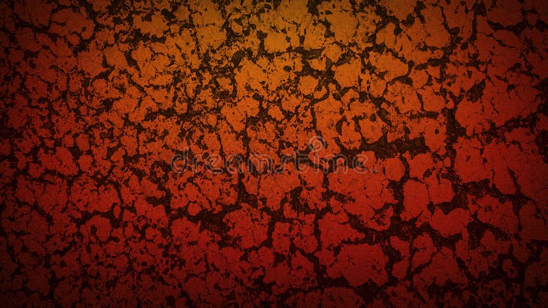 Cracked Natural Texture in Gradient Orange and Red Tones, Offering a ...