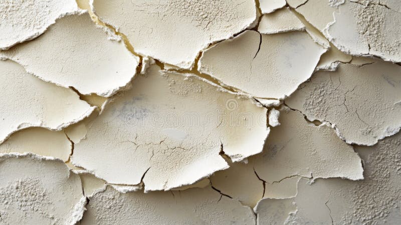 Cracked Off White Surface Texture Abstract Background Stock ...