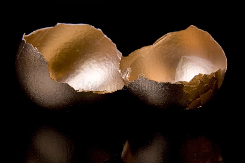 Cracked Egg Open stock photo. Image of oval, shell, baby - 614224