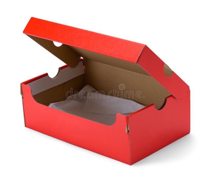 Cracked Open Shoe Box stock image. Image of shoe, retail - 246597741