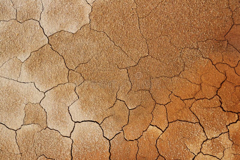 Cracked orange clay ground stock image. Image of desert - 131000505